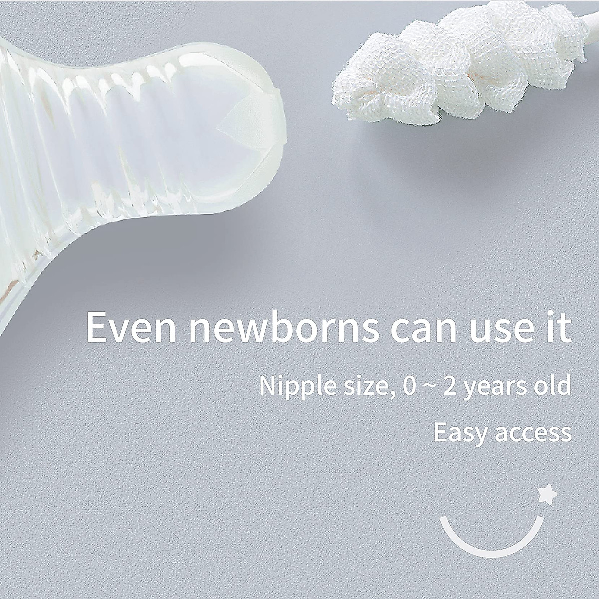 42 Pcs Baby Oral Cleaner [Upgrade Spiral Model] One-Time Baby Toothbrush for 0-36 Month Newborn Baby Oral Tongue Gauze Gum Cleaner