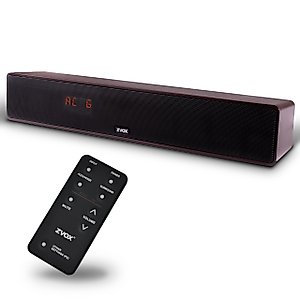 ZVOX AccuVoice AV157 Dialogue Clarifying Soundbar - Patented Hearing Technology with Voice Boost, Ultimate Low-Profile TV Speakers Soundbar, Perfect for Home Theater and Smart TV - Espresso