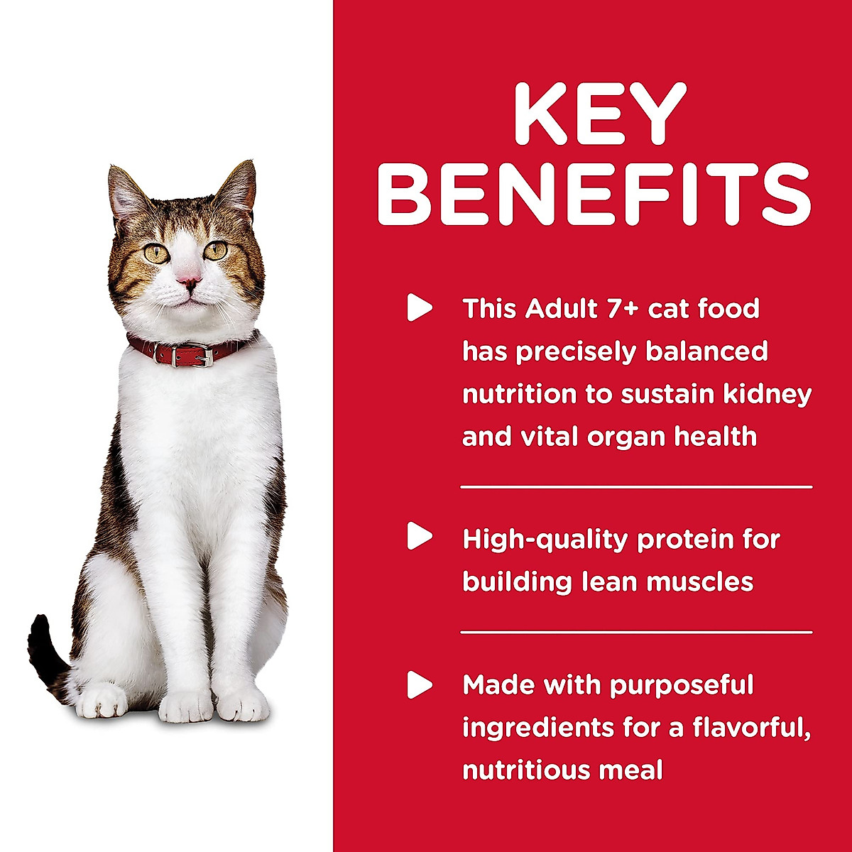 Hill's Science Diet Adult 7+, Senior Adult 7+ Premium Nutrition, Wet Cat Food, Chicken Minced, 2.9 oz Can, Case of 24