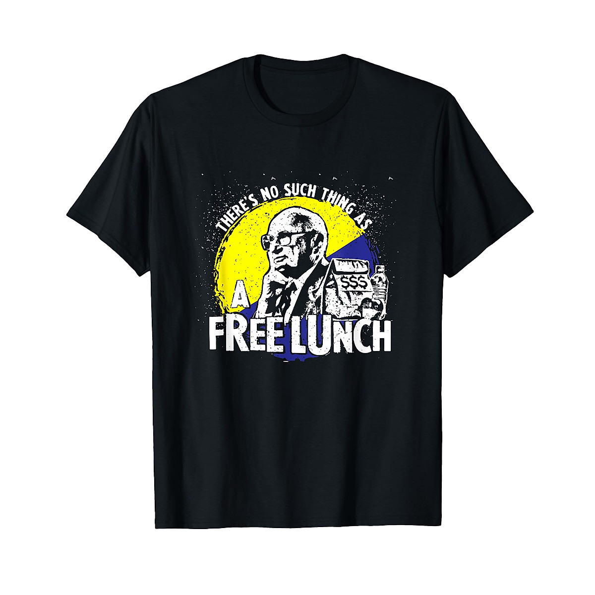 Uncle Milton Retro Friedman No Free Lunches T-Shirt