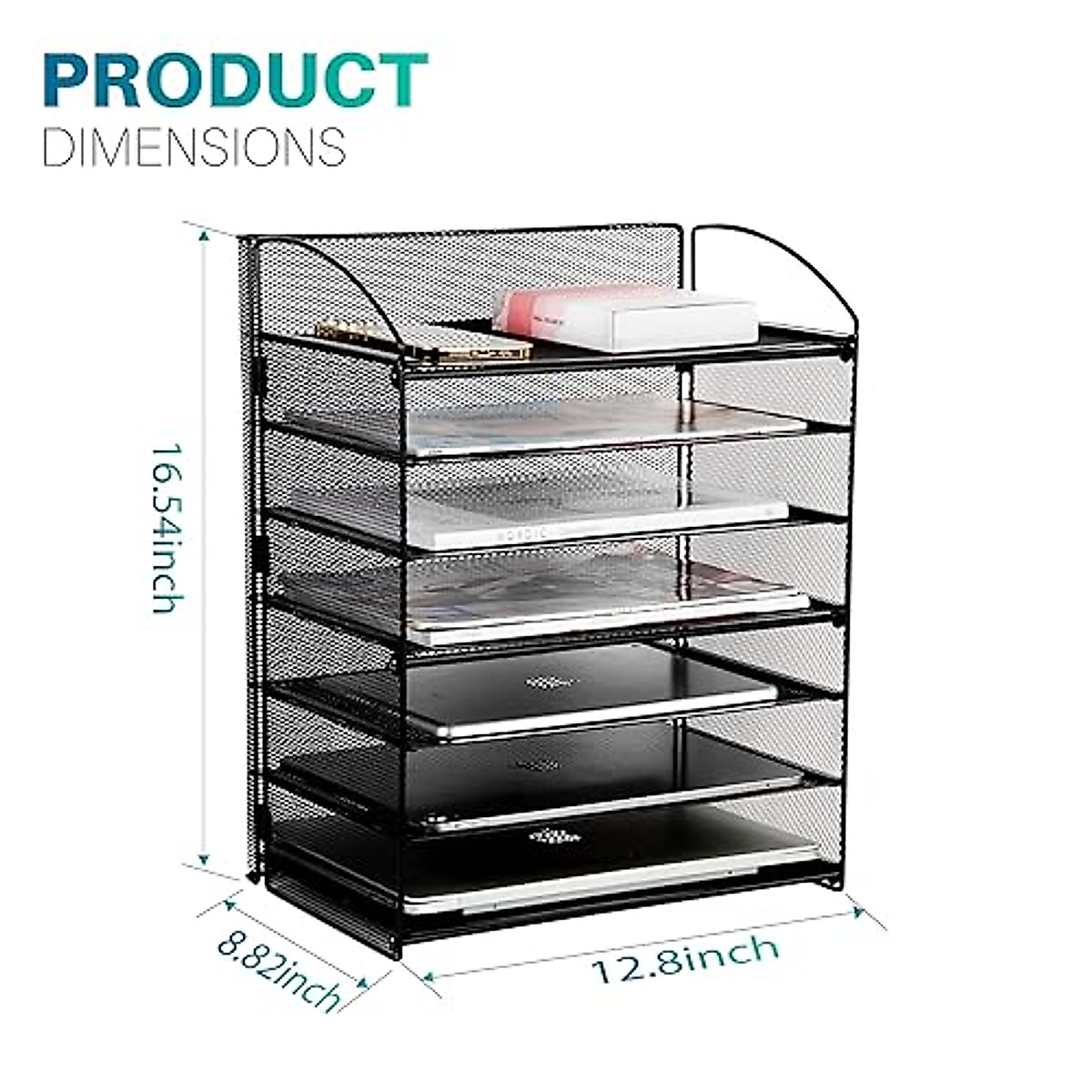 COSYAWN Mesh Desk Paper Tray Organizer