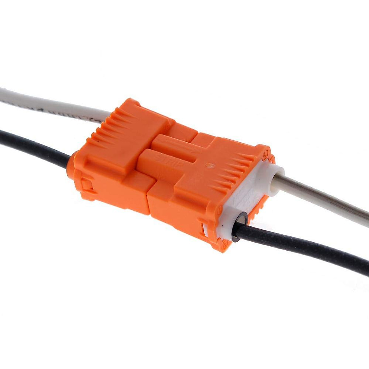 IDEAL Electrical 30-352J 14-12 AWG Luminaire Disconnect, 2-Wire, 6 Amp/600V Max, Orange, Screw Terminal, Screw Connector, Nylon