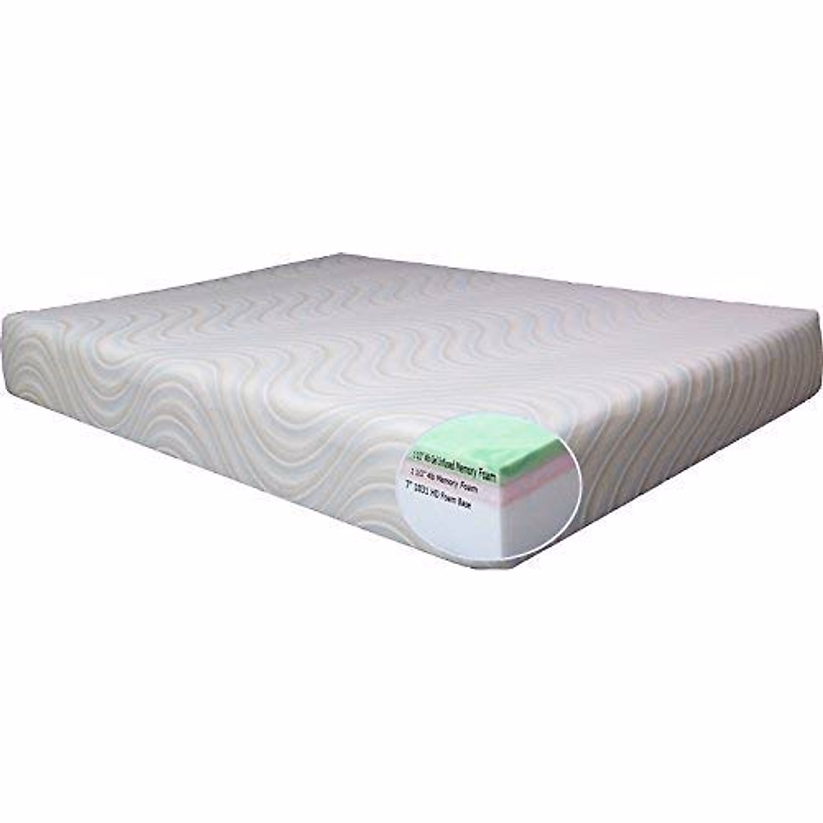 The Original Foam Factory - 10in American Made Mattress- 100% Made in USA - 20 Year Warranty - CertiPur Foam - Chiropractic Endorsed (Full)