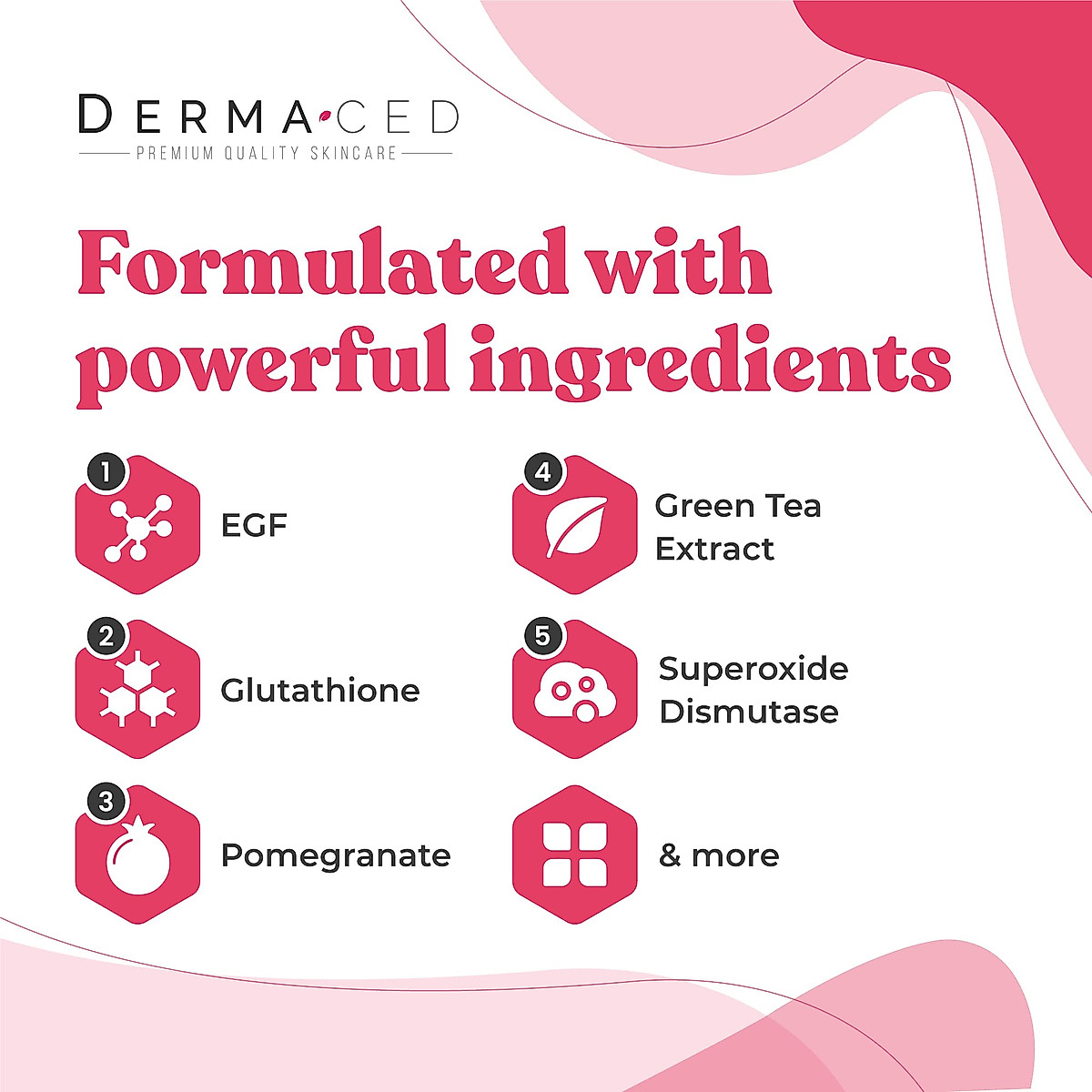 Redness Redux - Advanced Facial & Skin Redness Support Serum - EGF, Aloe Vera, Sea Kelp & More - Calming Redness Serum