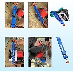 Adjustable Cutting Machine Base Guide, Electric Circular Saw Milling Positioning Clamp, Precision Wood Cutting Guide, Woodworking Tools, Specially Designed for Precision Cutting and Milling Tasks (1)