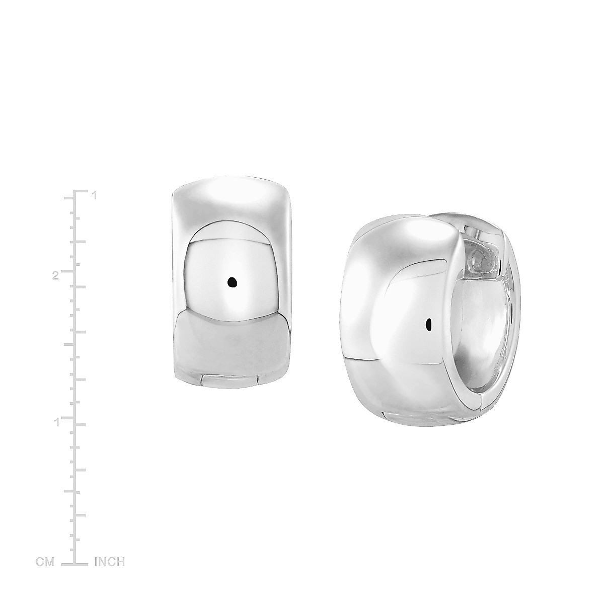 Silpada 'Wide Horizons' Huggie Hoop Earrings in Sterling Silver