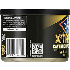 Blue Diamond Almonds XTREMES Cayenne Pepper Flavored Snack Nuts, 6 Oz Resealable Cans (Pack of 1)