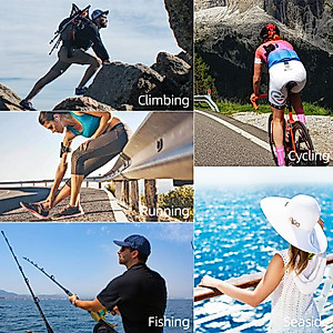 ROCKBROS Cooling Neck Gaiter Face Mask Fishing Scarf Face Cover for Men Women (Black)