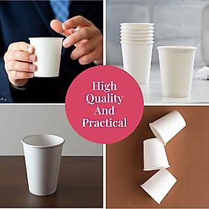 Prestee 500 Pack 3 Oz Paper Cups - Disposable Cups | Espresso Cups | Bathroom Cups 3 Oz Paper | Mouthwash Cups | Small Paper Cups | 3 Oz Bathroom Cups 3 Oz Paper | Small Cups