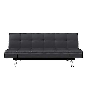 Serta Nelson Convertible Sofa Bed, Black