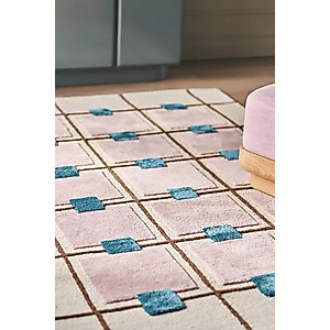 Hand Tufted Floreat Design Rugs Modern Area Rug, Beautiful Rug Living Room Rug (8'x10')