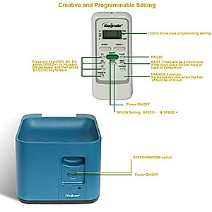 IDOGMATE Automatic Dog Ball Launcher,Tennis Ball Launchers for Big and Medium Dogs,Interactive Toys Dogs, Rechargeable,Remote Control
