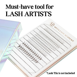 2 pcs Large Silicone Eyelash Pads for Lash Extension | XL Size 3.7 x 4.7 inches | Premade Lash Holder Sticker for Eyelash Extension Supplies