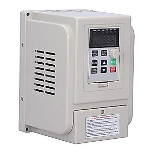 Liccx Variable Frequency Drive, 110VAC 50/60Hz 1500W VFD Inverter Converter, VFD Inverter Frequency Converter (Single-Phase Input, 3 Phase Output)