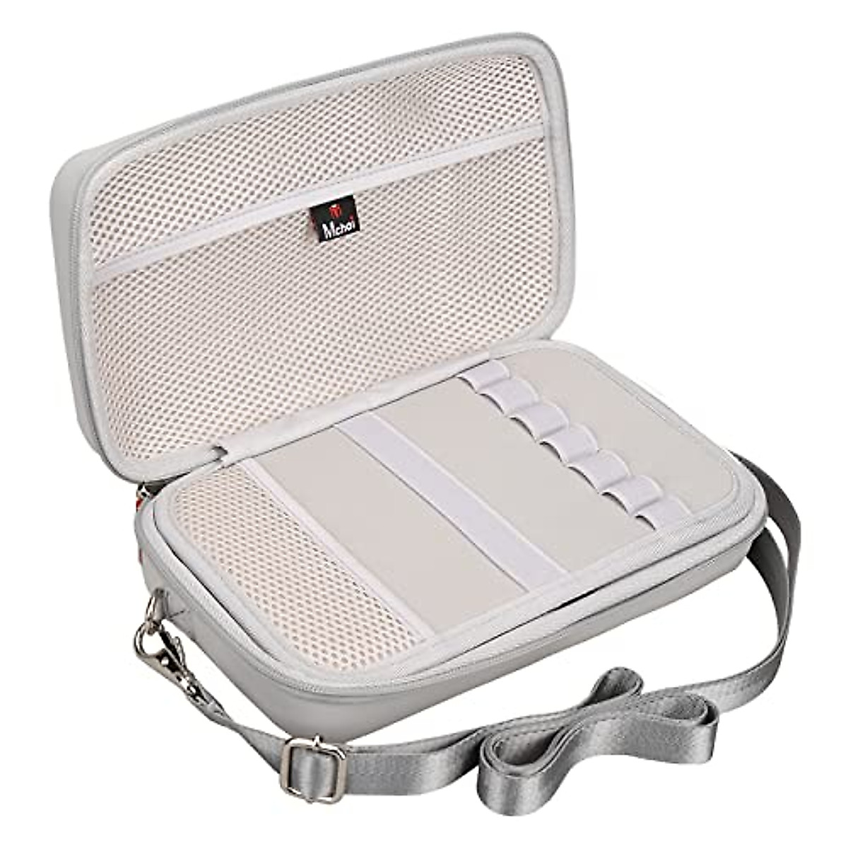 Mchoi Stethoscope Case With Grooved, Suitable for 3M Littmann Classic III Stethoscope, Extra Room for Medical Bandage, Scissors and LED Penlight, Case Only