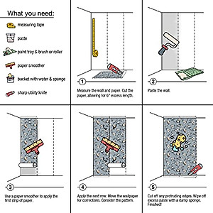 NEWROOM Wallpaper Non Woven - Paste The Wall Product - Easy to Remove - Brown Wood Panels - 21" x 32.97 ft (57.5 sq. ft) - Made in Germany