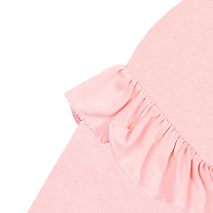 Star Wars Baby Yoda Little Girls T-Shirt and Leggings Outfit Set Pink/Green 6-6X