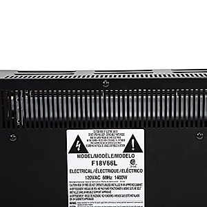 Unknown1 18" Electric Fireplace Insert Indoor Stove Black Ul Listed