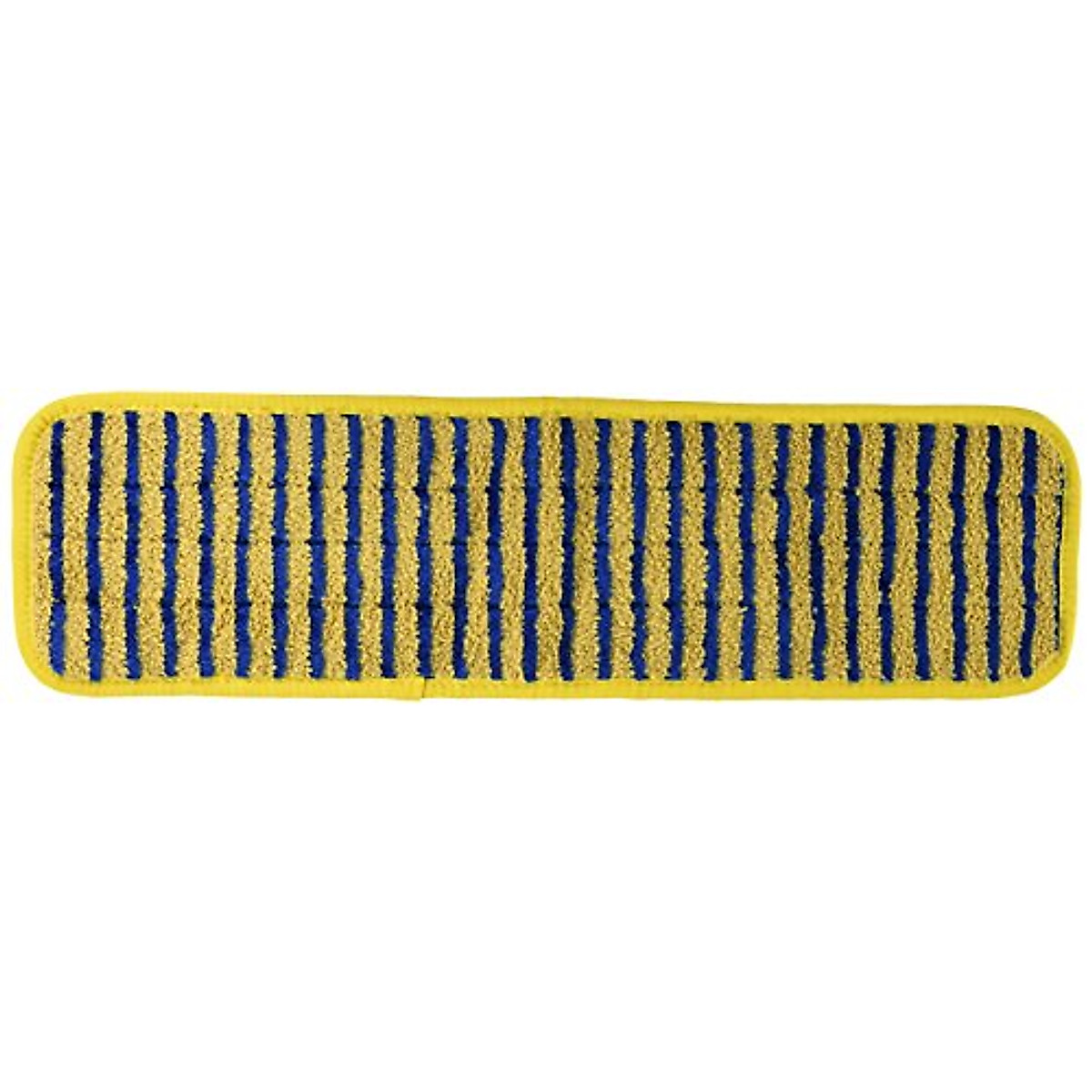Rubbermaid Commercial Products RCP Q810 Microfiber Scrub Pad 18 X 5 Yellow/Blue - Case of 6