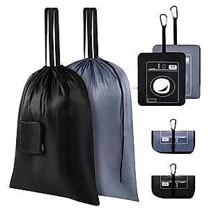 Laundry Bag, 24" x 33" Extra Large Heavy Duty Laundry Bag With Handles, Travel Laundry Bag for Dirty Clothes, Laundry Bag for Traveling, Dirty Clothes Travel Bag, Laundry Bag for Camp