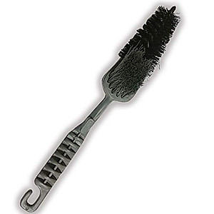 Coralpearl Alloy Wheel Cleaning Scrub Brush Wire Tire Rim Detailing Cleaner Tool With Bottle Brush,Scrubber and Scraper for Washing Car,Bicycle,Motorcycle,Auto