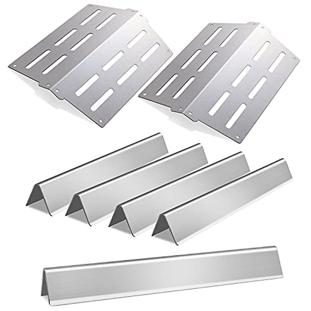 Stainless Steel Flavorizer Bars & Heat Deflector Gas Grill Replacement Parts for Weber Genesis 300 Series E310 E320 E330 S310 S320 S330 E-310 E-320 S-310 S-320 E/S-330 EP/CEP-310 EP/CEP-320 EP/CEP-330