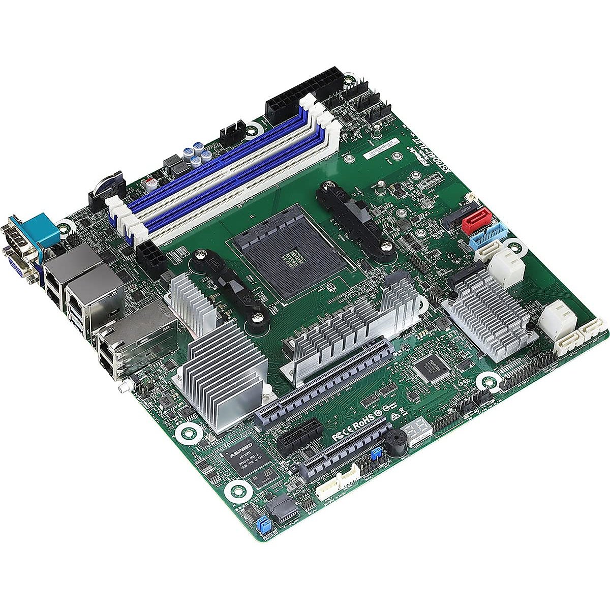 ASRock Rack X570D4U-2L2T Socket AM4/ AMD X570/ DDR4/ SATA3&USB 3.2/ Micro-ATX Server Motherboard