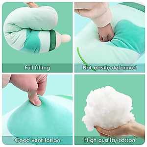 Achwishap Plush Pillow 27.5", Bottle Style Plush Toy Pillow, Long Plush Sleeping Hugging Pillows for Boys Girls Twins, Ace-High Gifts at Birthday (27.5in, Blue)