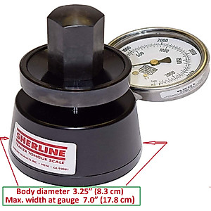 Sherline Hydraulic Tongue Weight Scale (5781) DISPLAYS Both 0-5000lb and 0-2250 Kg. Very Stable