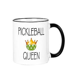 Mustry Pickleball Gifts for Women - Pickleball Queen Mug