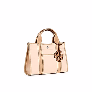 Tory Burch Women's Twill Small Tory Tote, Coy Pink, One Size