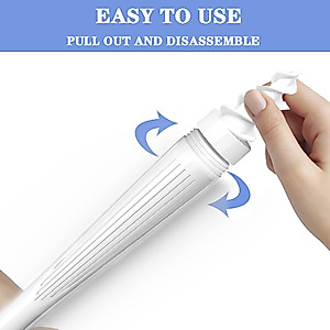 3 in 1 Ear Wax Removal Tool, Q-Grips Ear Wax Removal Reusable and Washable Replacement Soft Silicone Tips for Cleaner Earwax, Ear Wax Removal Kit Contains 3 Types of Ear Cleaner Tools （White）