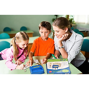 BOHS German Literacy Wiz Fun Game - See and Hide Spelling - Preschool Language Learning Educational Toys