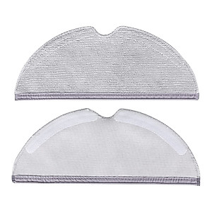 4 Pack Upgraded Version Mop Cloths Rags for XiaoMi Roborock Q7 Max, Q7 Max +, Q7 Plus, T8, S5 Max S6 Pure S6 MaxV S5 Xiaowa E25 E35 Vacuum Cleaner Parts