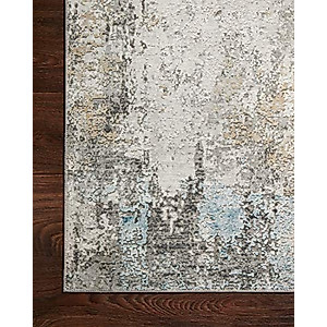 Loloi II Drift Collection DRI-04 Antique/Multi, Contemporary 3'-6" x 5'-6" Accent Rug