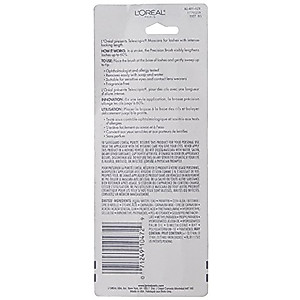 L'Oreal Paris Telescopic Mascara, Black [905] 0.27 oz (Pack of 2)