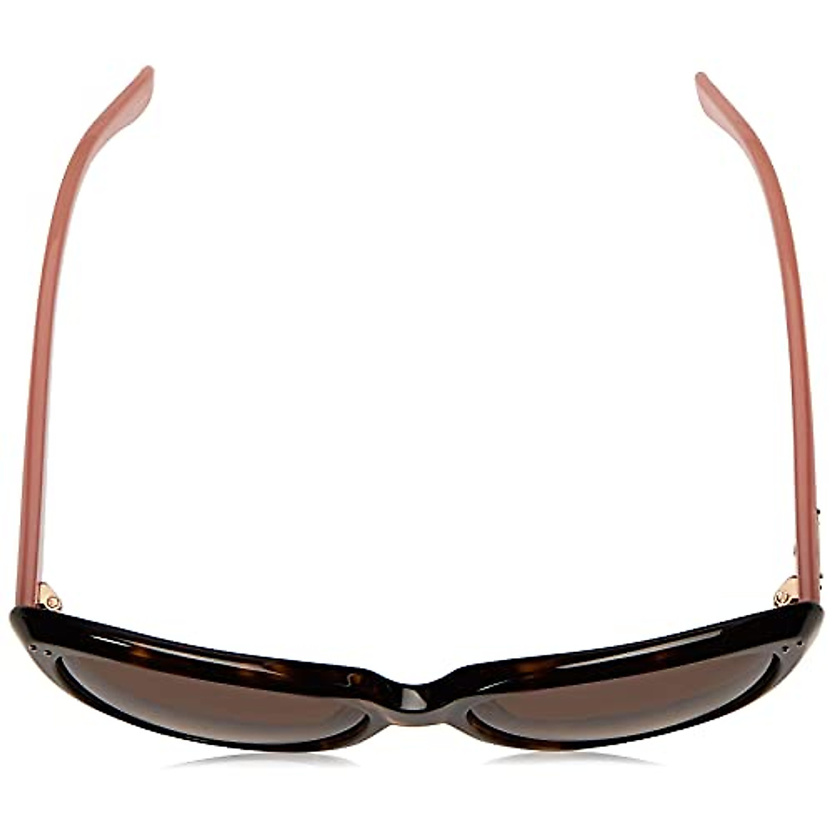 Kate Spade New York Women's Angeliq Cat-Eye Sunglasses, Tortoise Blush/Brown Gradient, 55 mm