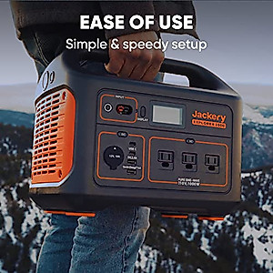 Jackery Portable Power Station Explorer 1000, 1002Wh Solar Generator (Solar Panel Optional) with 3x110V/1000W AC Outlets, Solar Lithium Battery Pack for Outdoor RV/Van Camping, Emergency (Renewed)