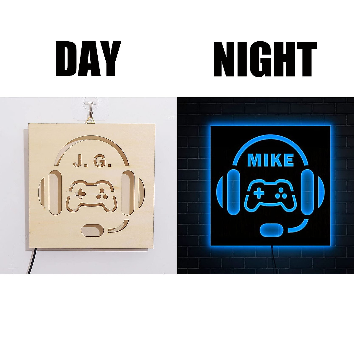 Custom Gamer Led Sign, Gaming Decor Led, Gamer Room Led, Playstation Led Sign, Playstation Led Light, Personalization Playstation Led Neon Sign…