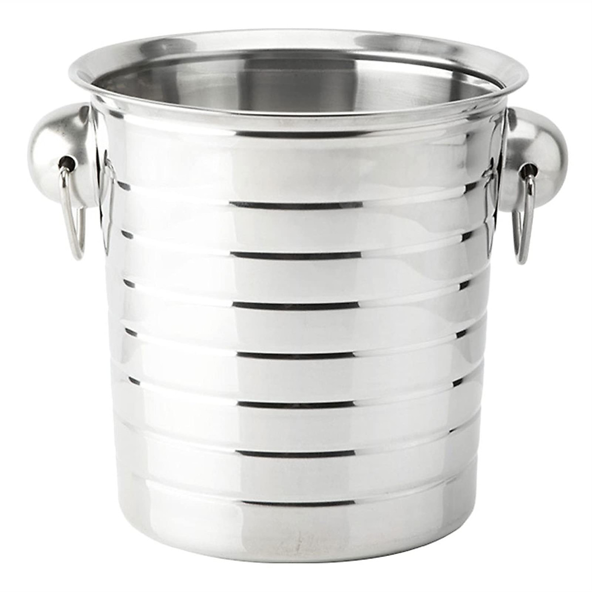 Ice Buckets for Parties Modern Simple Stainless Steel Ice Bucket KTV Ice Bucket Ice Cooling Bucket Cooling Ice Bucket KTV Party Bar Bar Accessories