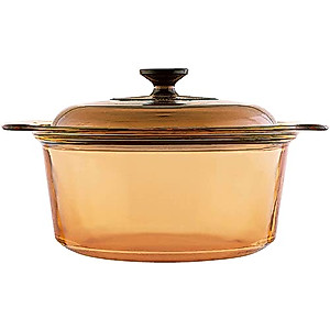 Visions 5L Round Dutch Oven With Glass Lid/Cover