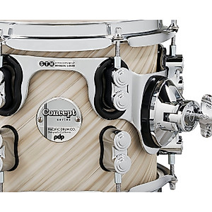 Pacific Drums & Percussion Drum Set PDP Concept Maple 7-Piece, Twisted Ivory Shell Pack (PDCM2217TI)