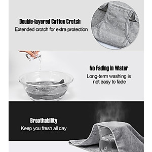 OLIKEME Women's High Waisted Underwear Tummy Control Underwear Postpartum Underwear Breathable Womens Underwear Soft Cotton Panties Full Coverage Briefs, 5-pack Size L