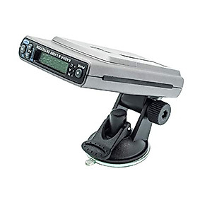 Car Radar Mount, Crossery Windshield & Dashboard Radar Detector Suction Mount for Escort Passport, Beltronics Vector & Rocky Mountain Phantom-T Radar Detectors, Easy To Install, Adjustable, Black