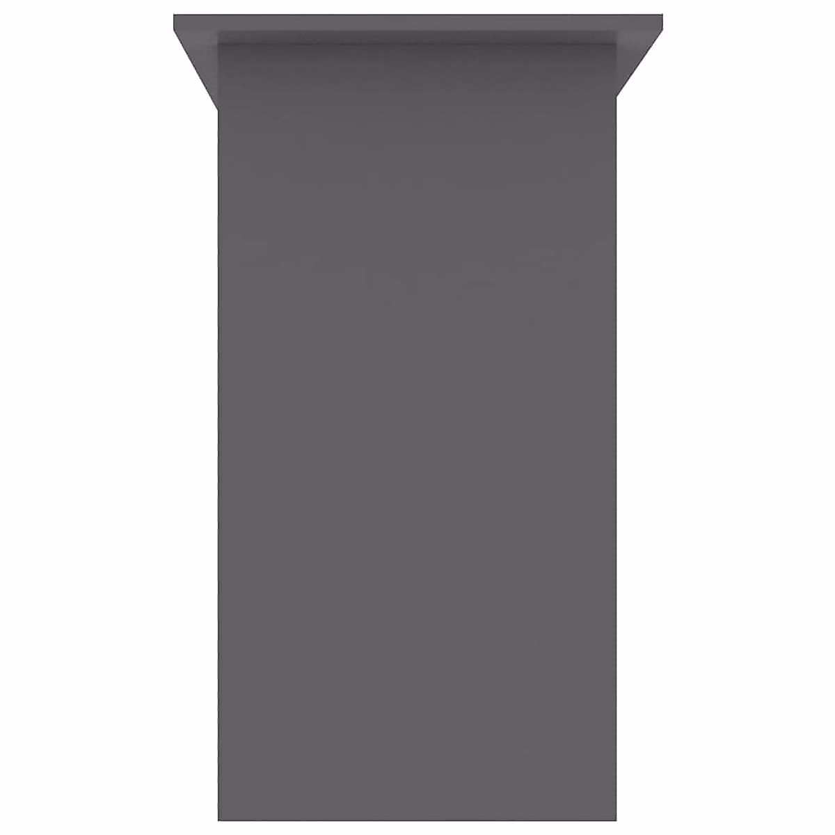 MSLAONXC Desk Gray,Computer Desk,Office Desk,Writing Table,Secretary Desk,Student Desk,Modern Simple Style,Bedroom Table,for Bedroom,Living Room,Workstation,31.5"x17.7"x29.1" Engineered Wood