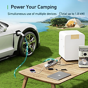 EVJUICION V2L Vehicle to Load Adapter Compatible with Hyundai Ioniq 5 Ioniq 6 Kia EV6 EV9 NIRO EV 15 Amp V2L Adapter for J1772 Electric Cars Discharger Socket with 120V US Socket