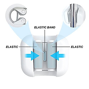 Broom Holder, 3 Pack Sturdy Wall Mount Grippers, Self-Adhesive Mop Holder, No Drilling & Damage-Free Anti-Slip Organized Wall Hanger for House, Bathroom, Kitchen, Garden, Garage Storage