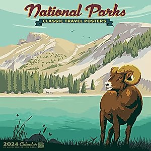 Willow Creek Press National Parks (ADG) Monthly 2024 Wall Calendar (12" x 12")