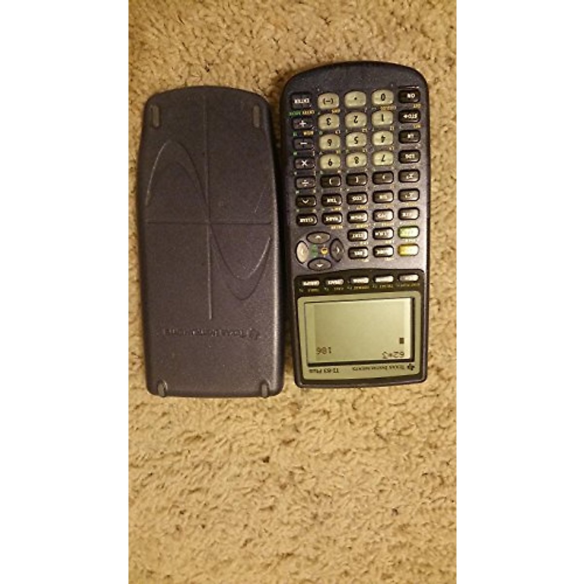 Clear Blue TI 83 Plus Graphing Calculator