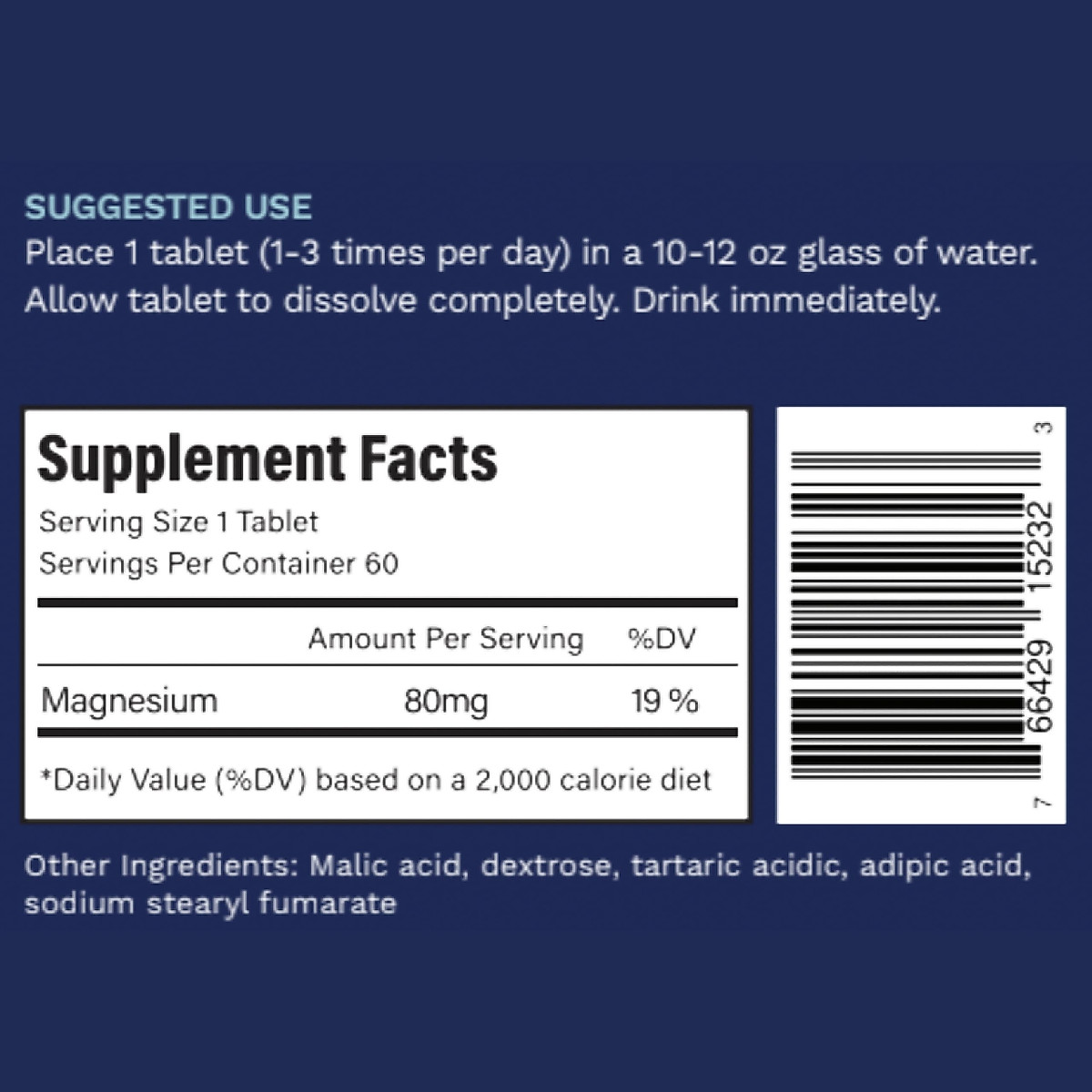 Active H2 Ultra Hydrogen Water Tablet - Optimize Health, Support Immunity, and Balance Antioxidants with Benefits of Molecular Hydrogen (1 Bottle, 60 Tablets)